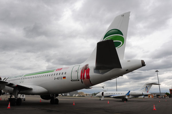 Logojet Germania toont partner AJ Walter Aviation | Luchtvaartnieuws