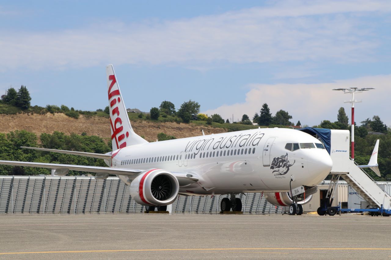 Virgin Australia neemt eerste Boeing 737 MAX 8 in ontvangst ...