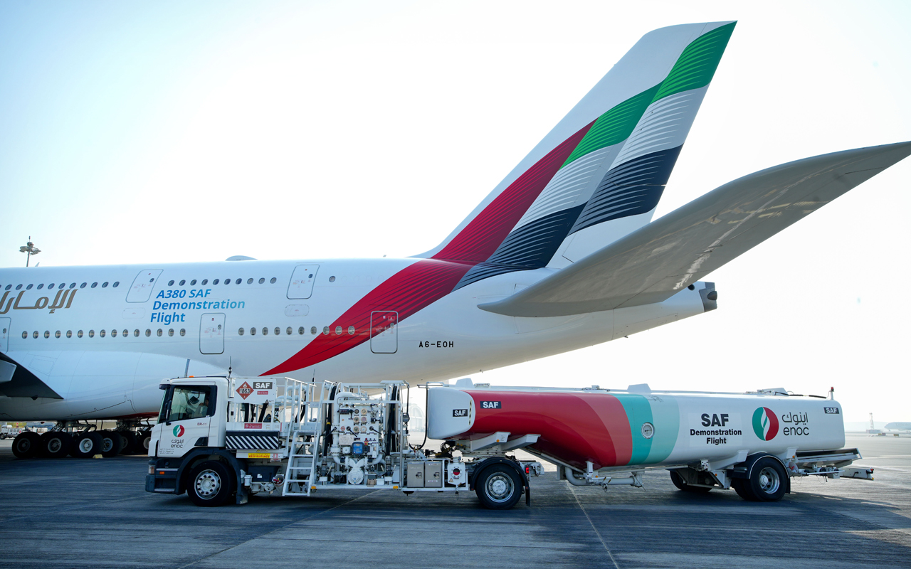 Emirates voert SAF-demonstratievlucht uit met Airbus A380 ...