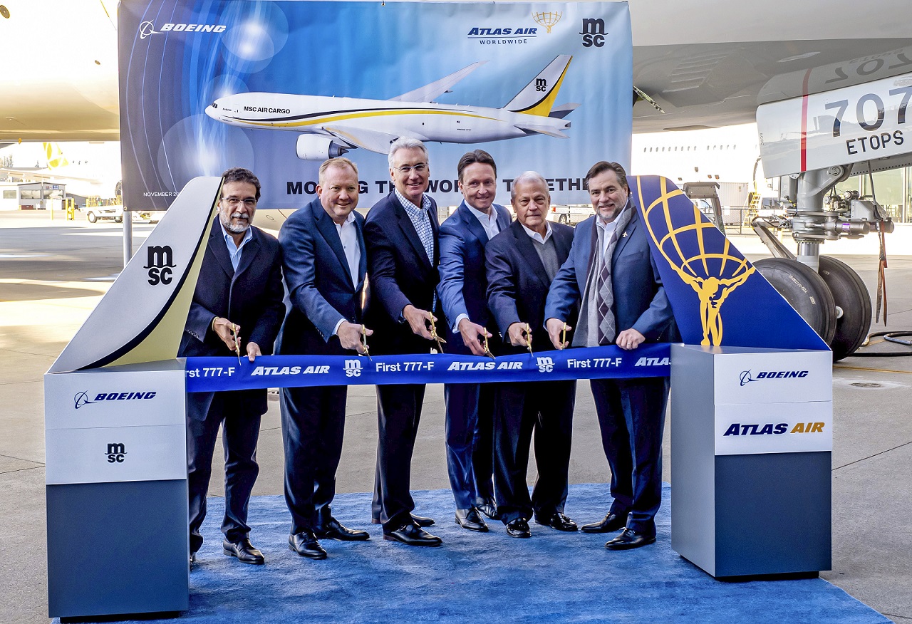 Atlas Air ontvangt eerste Boeing 777-200F voor MSC Air Cargo ...