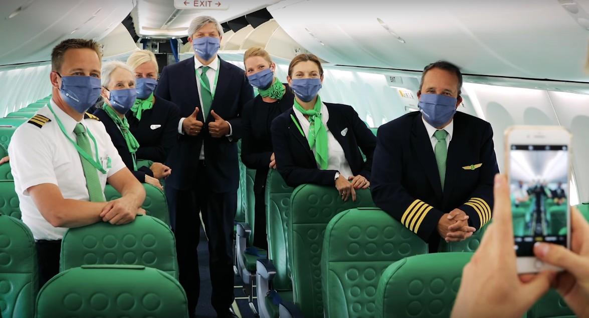 In beeld: aan boord van de eerste Transavia-vlucht na de Grote ...