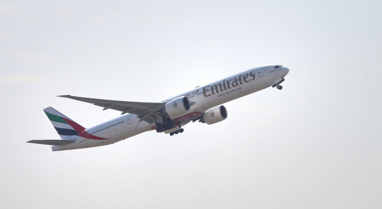 Emirates Boeing 777 raakt bijna 40 flamingo’s bij landing in Mumbai ...
