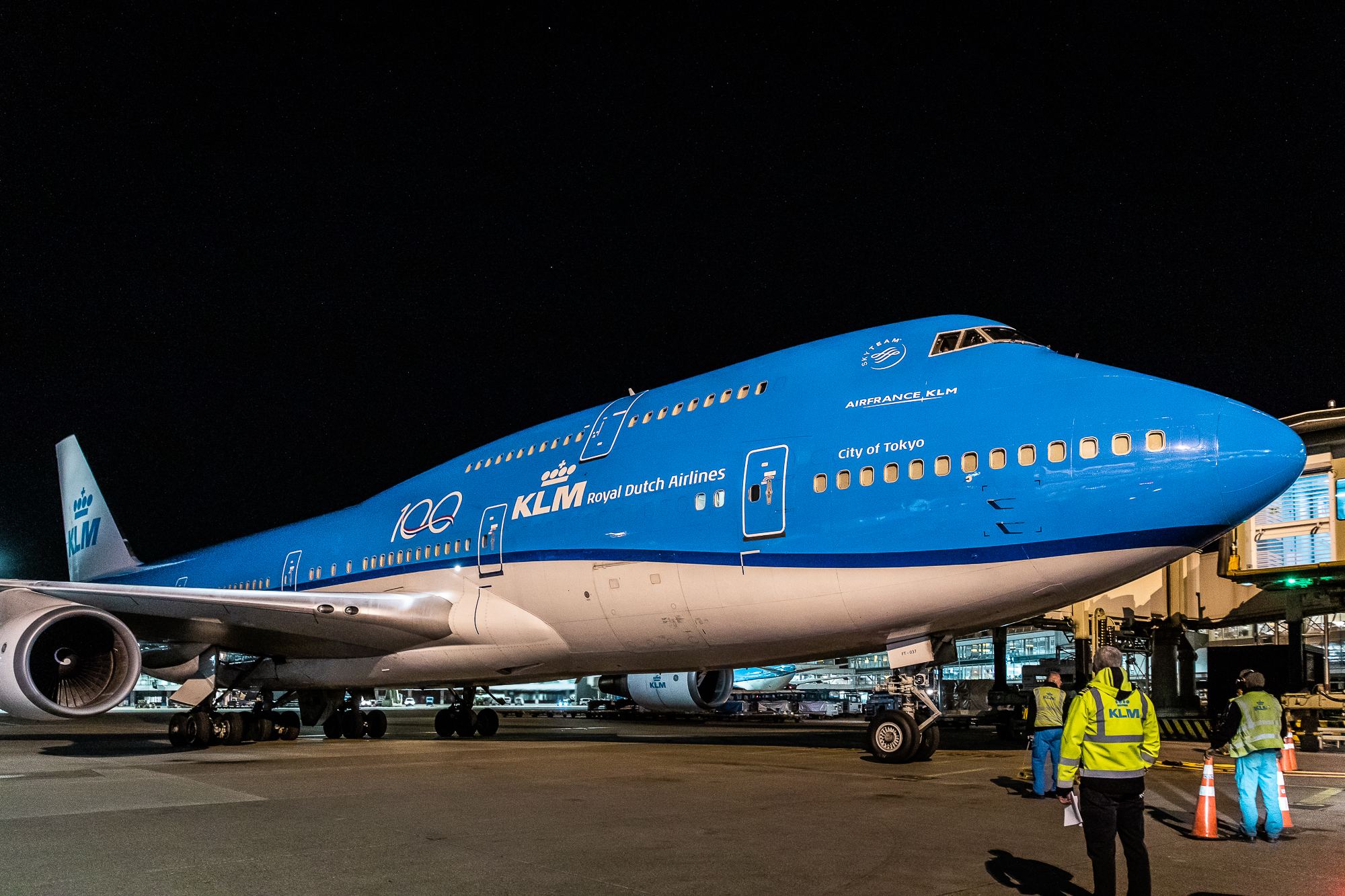 KLM Boeing 747 'City of Tokyo' voor het laatst vertrokken vanaf ...