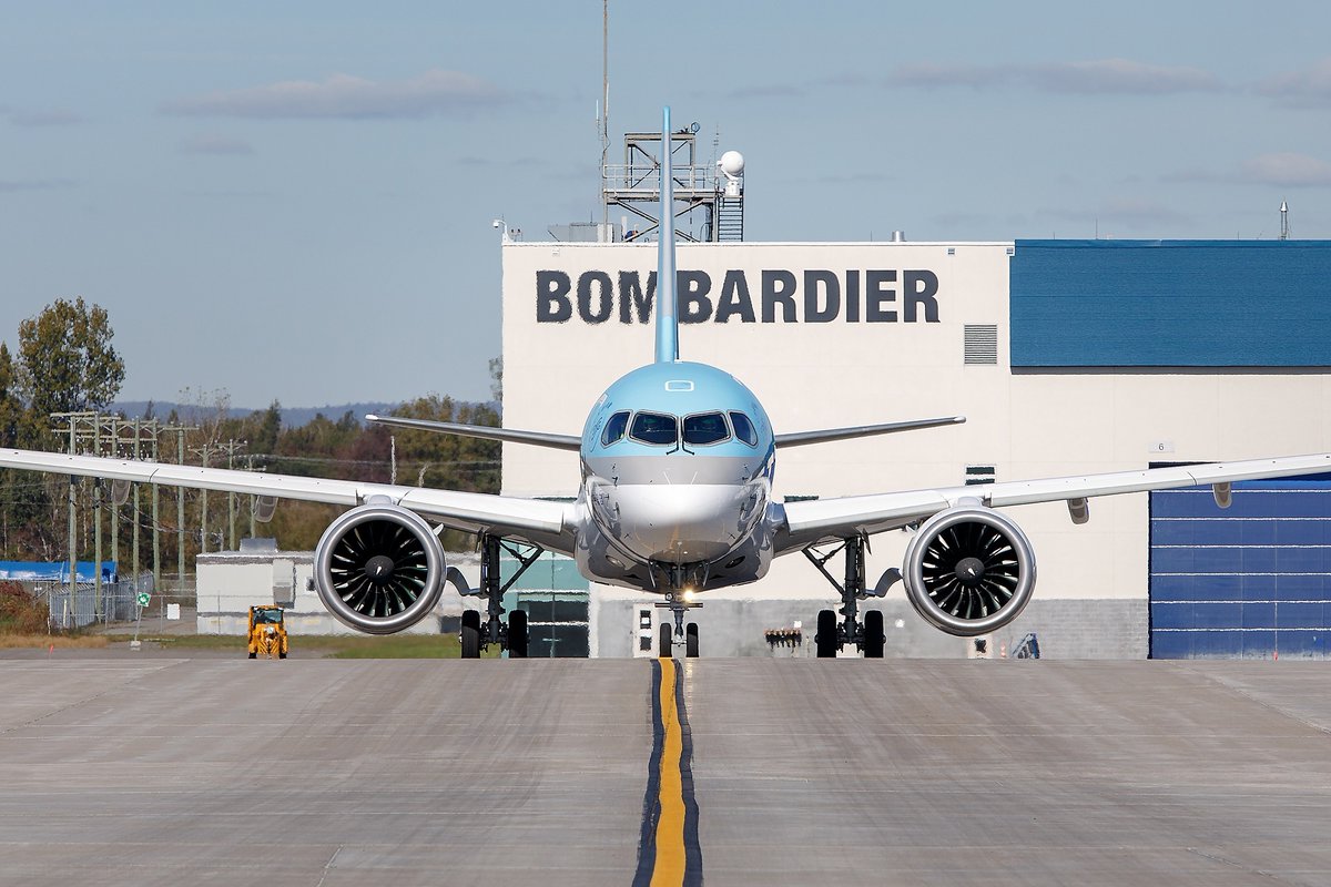 FOTO'S: Eerste Bombardier CS300 voor Korean Air vliegt | Luchtvaartnieuws