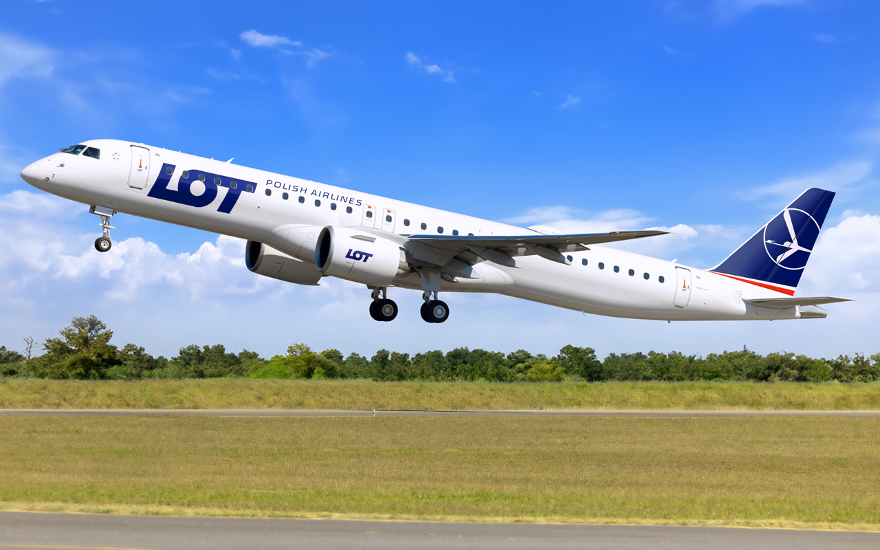 LOT heeft eerste Embraer E195-E2 al na drie maanden binnen ...
