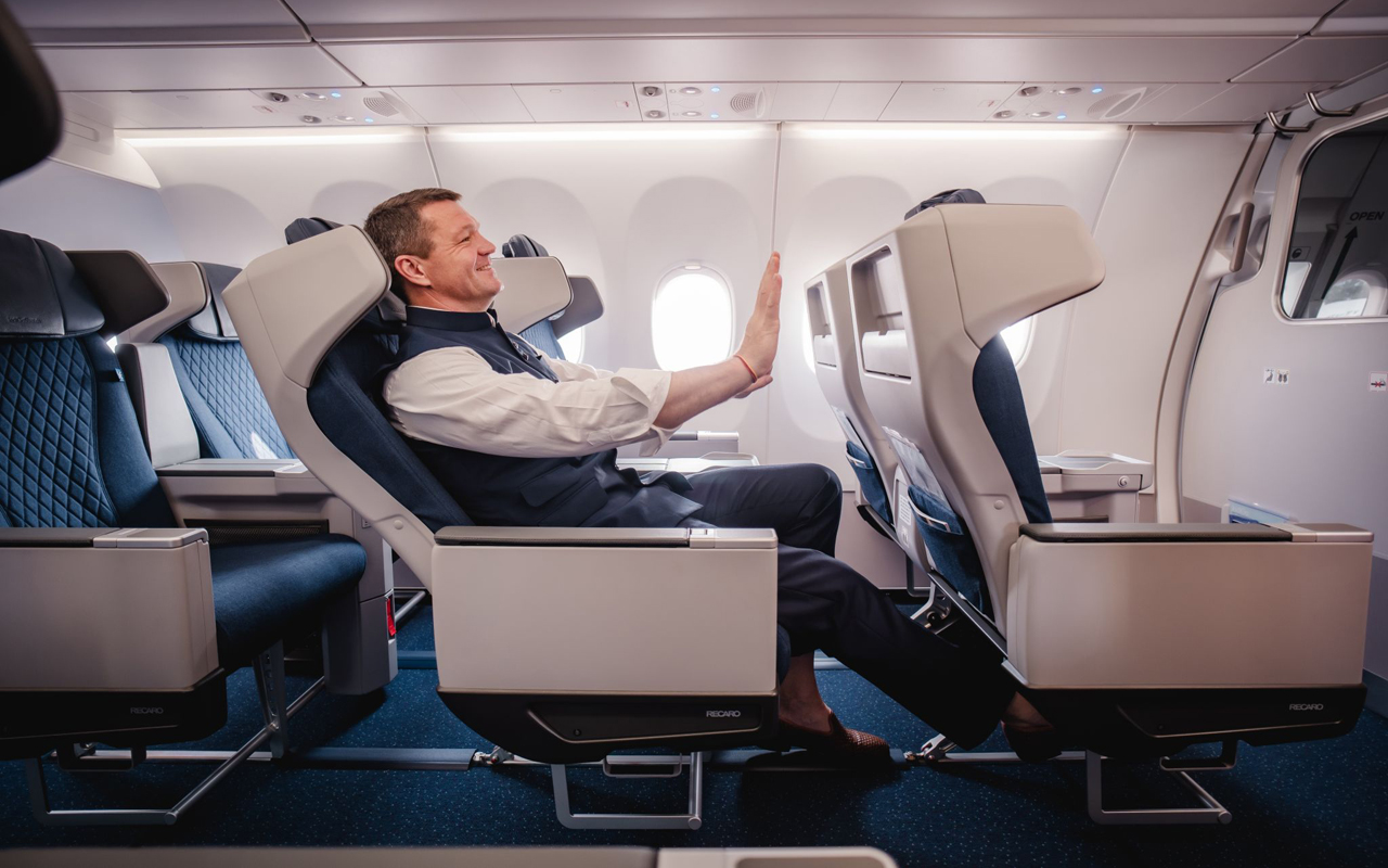 IndiGo ontvangt eerste vliegtuig met Business Class aan boord ...