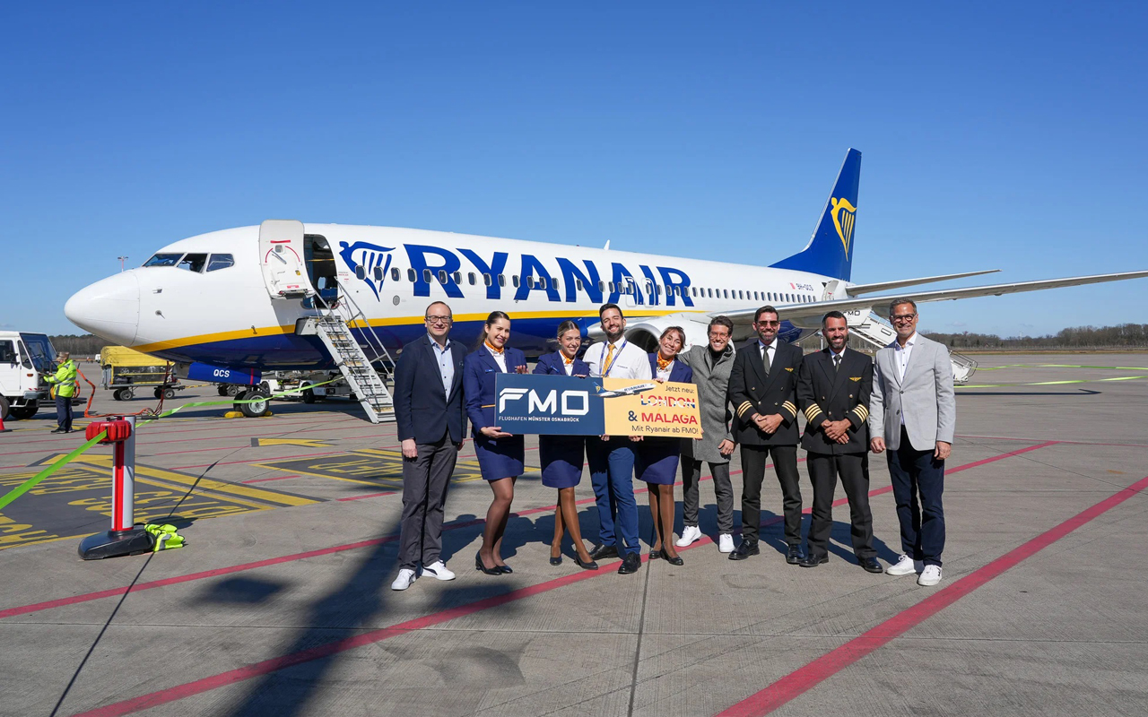 Ryanair ook in de winter van Münster naar Londen en Malaga ...
