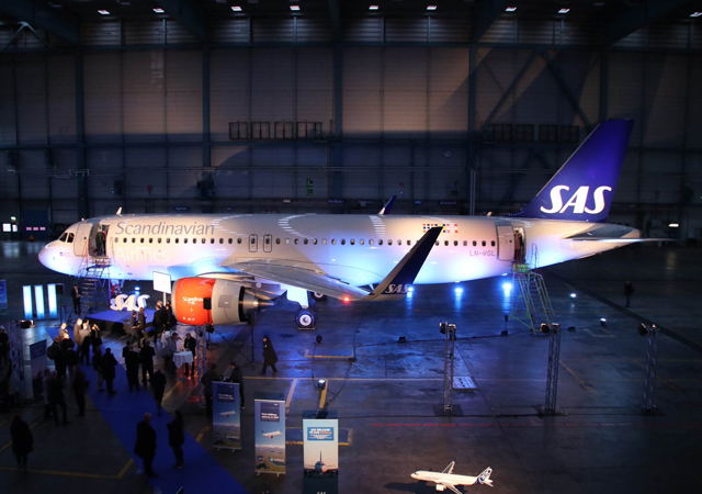 SAS neemt eerste Airbus A320neo in ontvangst | Luchtvaartnieuws