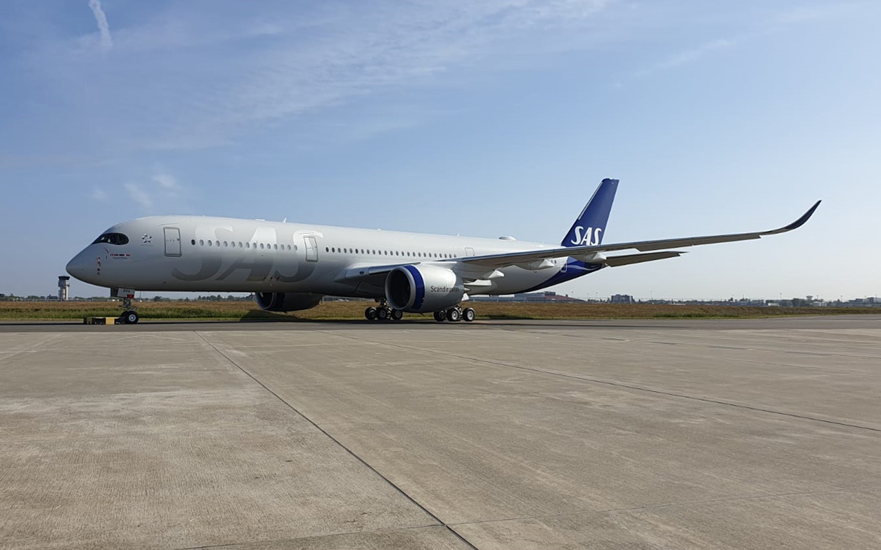 Scandinavisch SAS verwelkomt eerste Airbus A350-900 | Luchtvaartnieuws