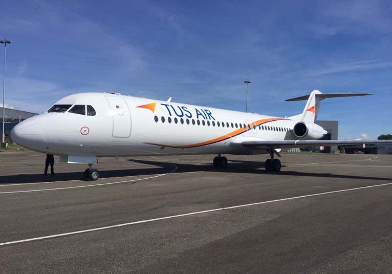 Eerste Fokker 70 voor TUS Airways gearriveerd op Cyprus | Luchtvaartnieuws