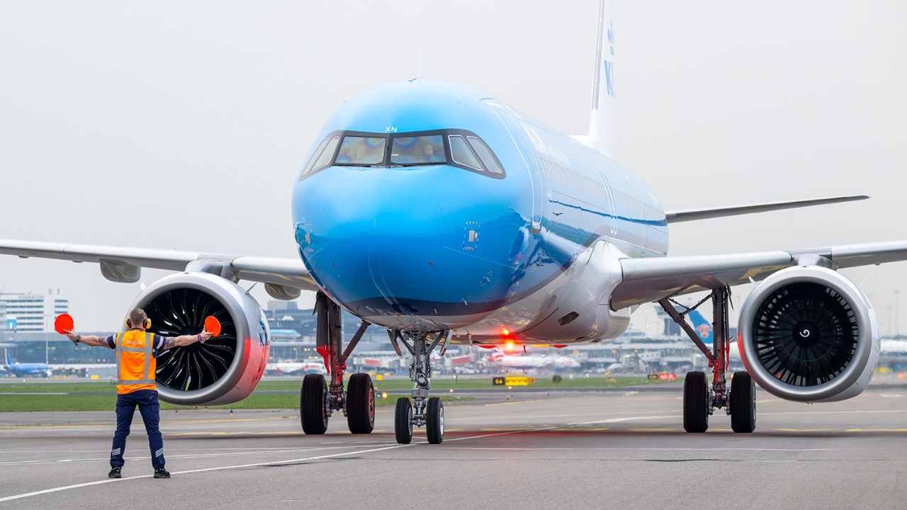 KLM neemt eerste twee Airbus A321neo’s van het nieuwe jaar in ontvangst ...