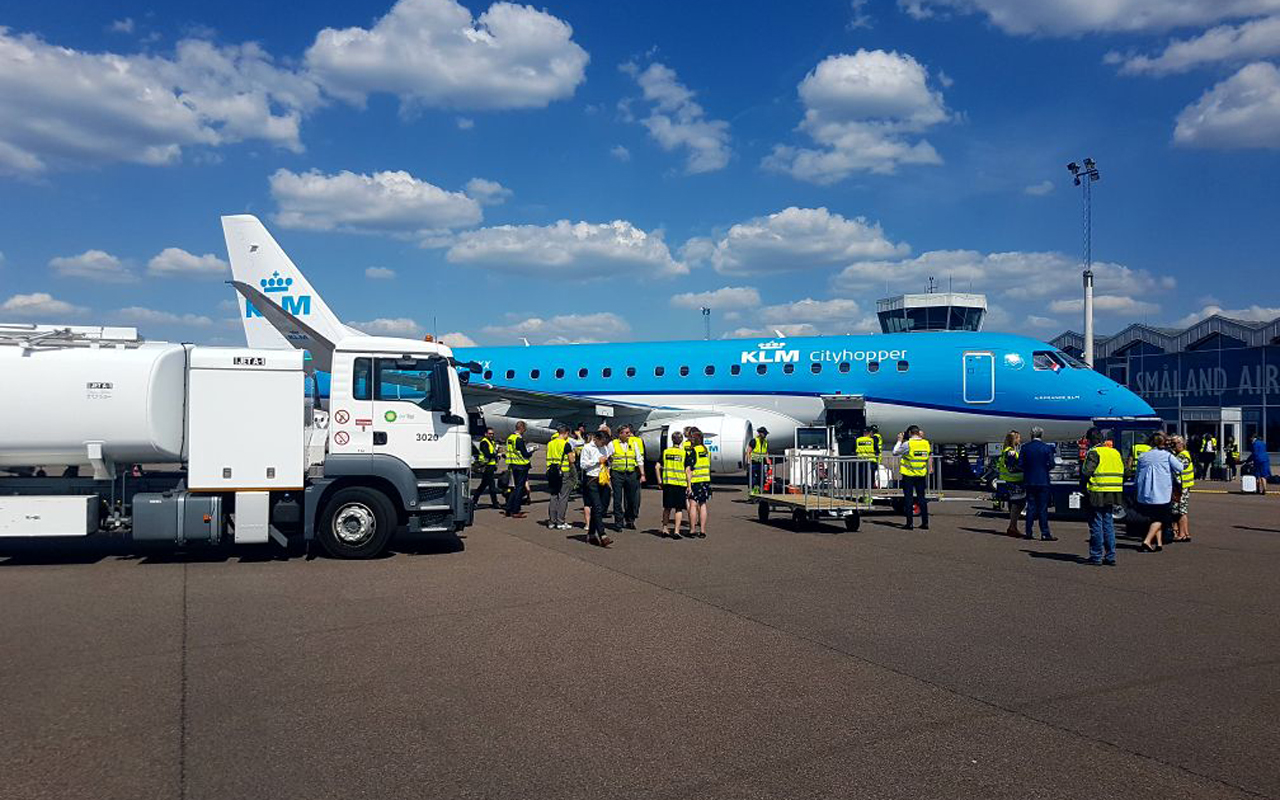 KLM start duurzame lijndienst naar Växjö | Luchtvaartnieuws