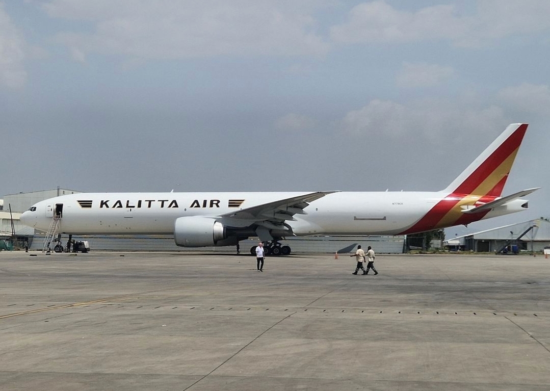 Kalitta Air toont 's werelds eerste vracht-777-300ER in eigen ...