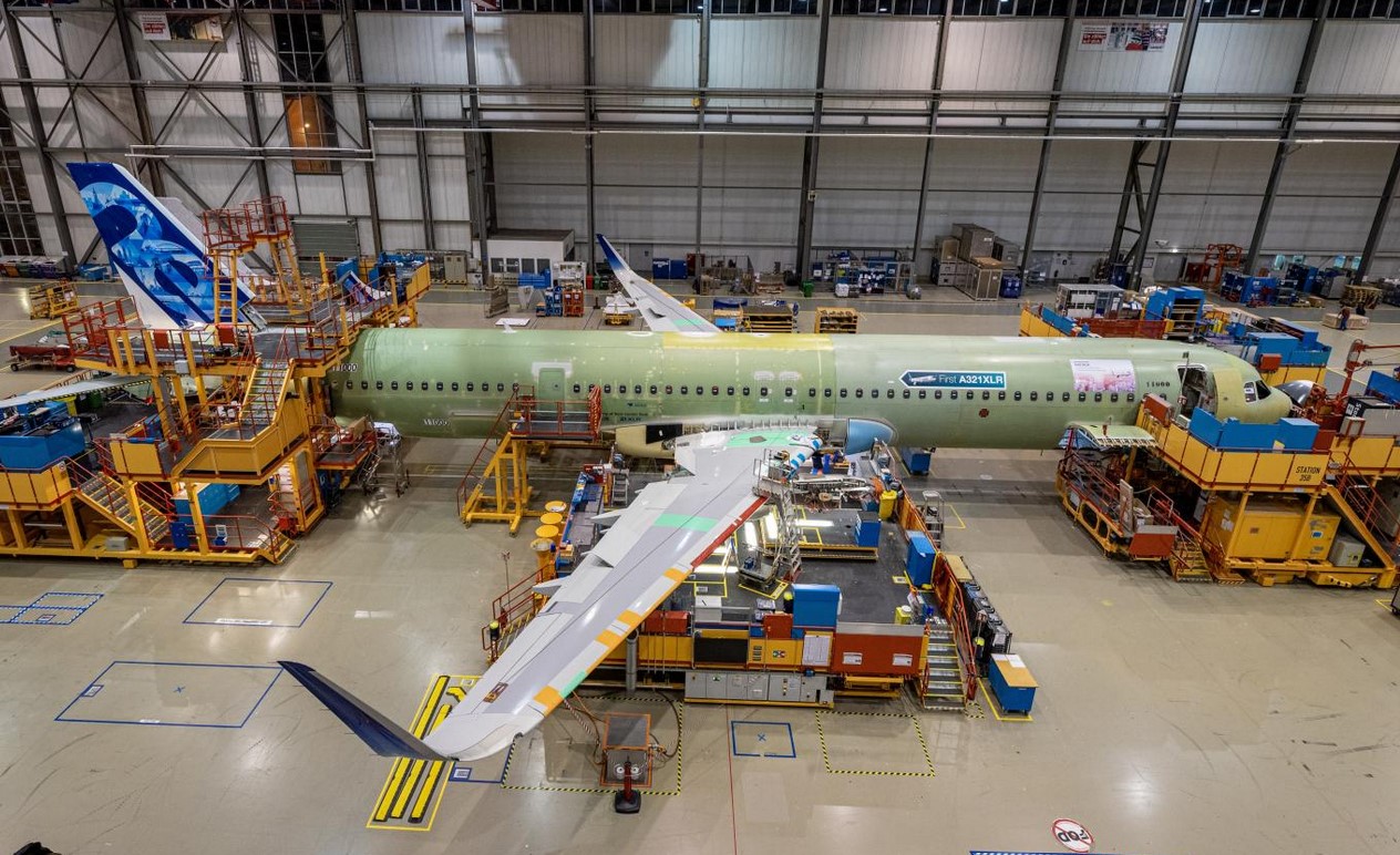 Airbus assembleert eerste A321 Xtra Long Range | Luchtvaartnieuws