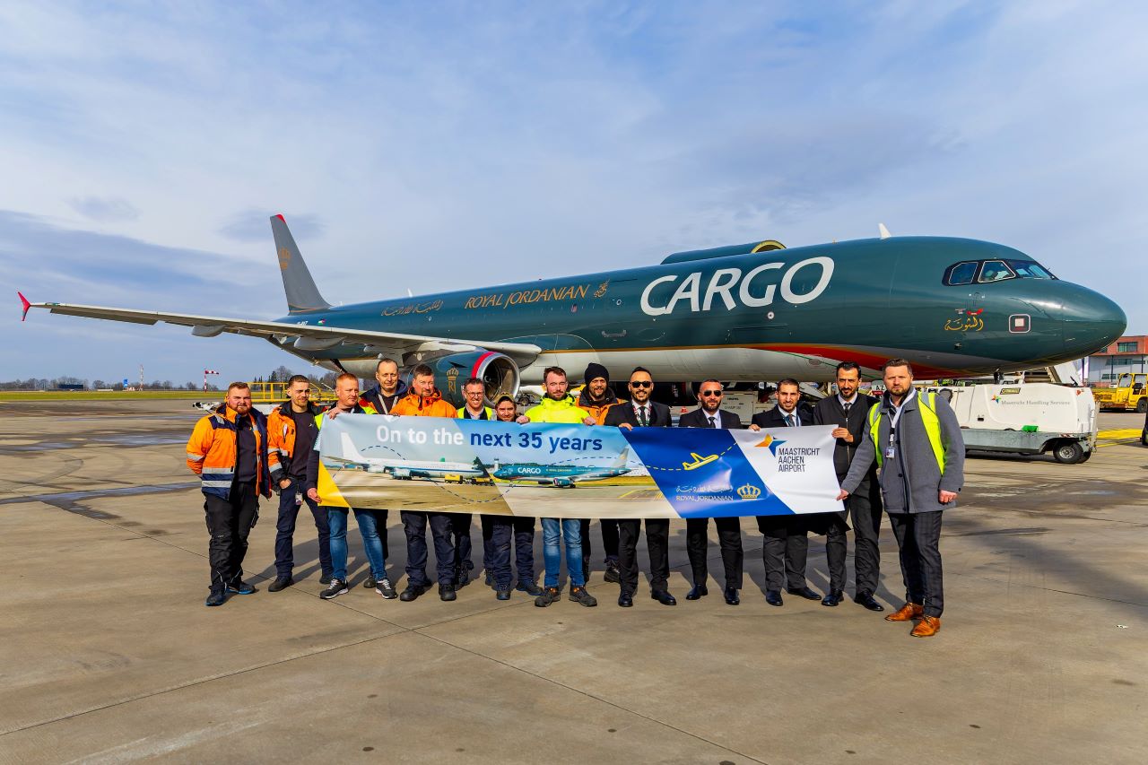 Royal Jordanian viert 35-jarig jubileum op Maastricht Aachen Airport | Luchtvaartnieuws