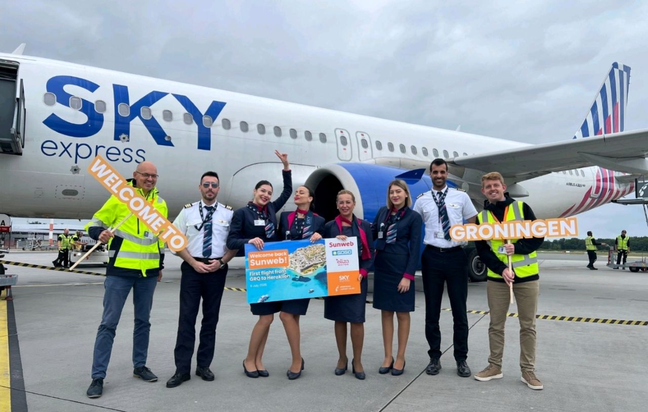 SKY Express gestart met chartervluchten vanaf Groningen Airport ...