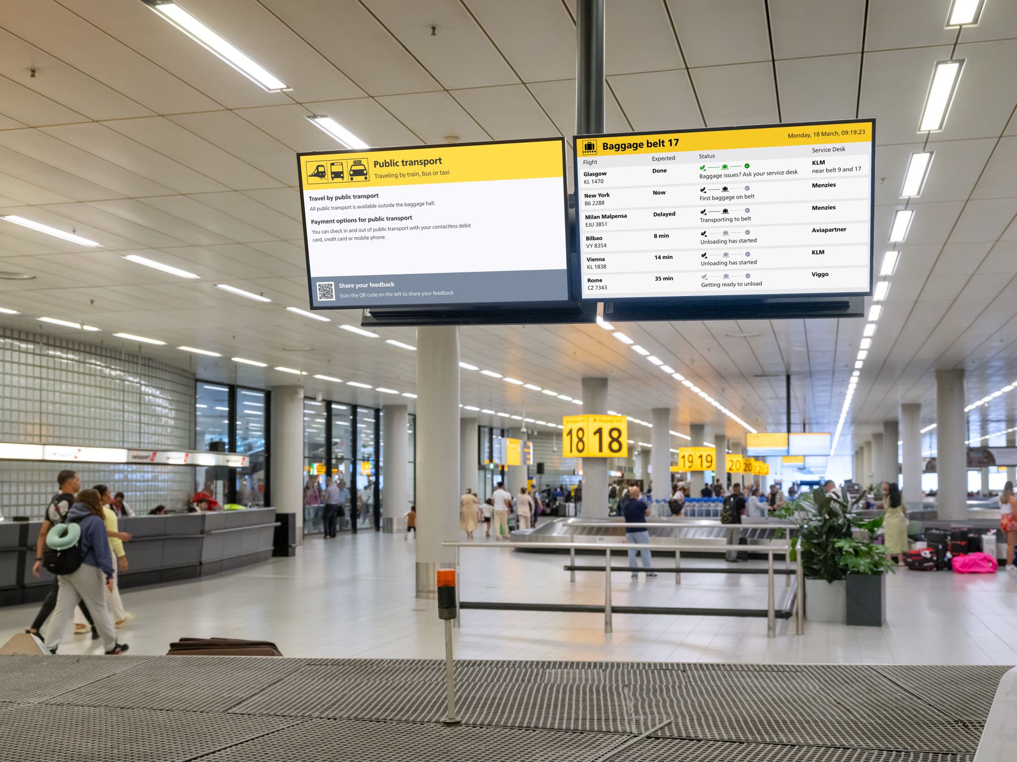 Schiphol geeft duidelijker aan hoe lang reizigers op koffers moeten ...