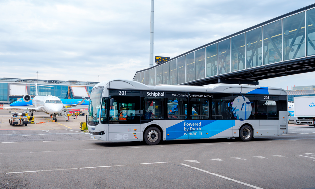 Schiphol wil 58 uitstootvrije bussen aanschaffen, met opties op nog ...