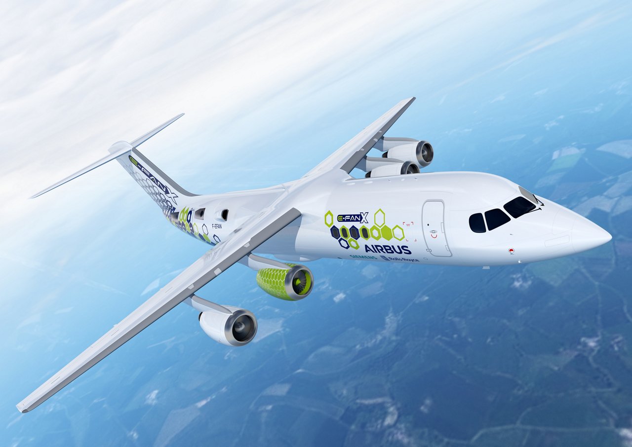 Airbus werkt aan elektrisch aangedreven passagiersvliegtuig ...