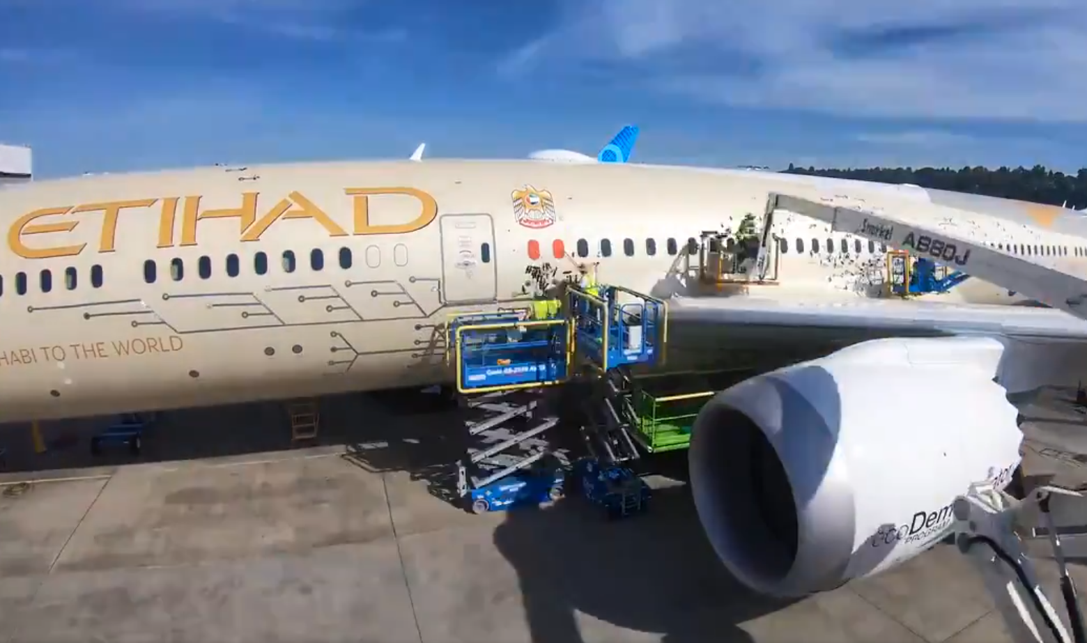 In beeld: Boeing tovert 787-10 om tot ecoDemonstrator | Luchtvaartnieuws