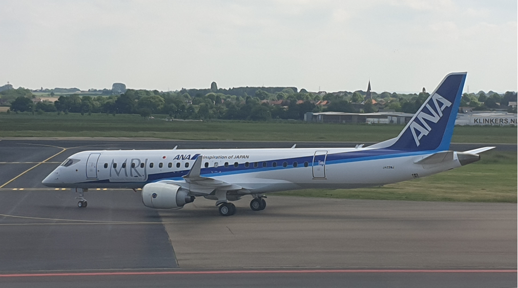 Mitsubishi Regional Jet voor het eerst in Nederland | Luchtvaartnieuws